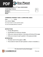 Grade 5 English Checkpoint Practice Paper | PDF