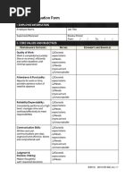 Employee Confirmation Assessment Form | PDF