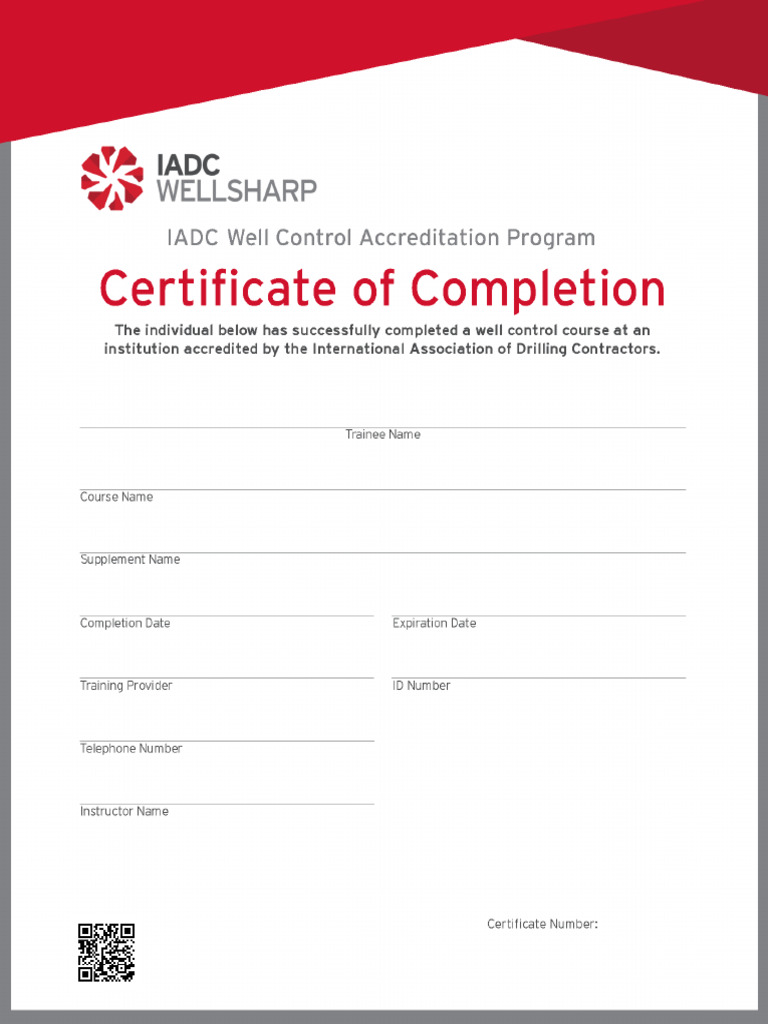 Sertifikat Iadc Syafrizal JB 24 26 | PDF