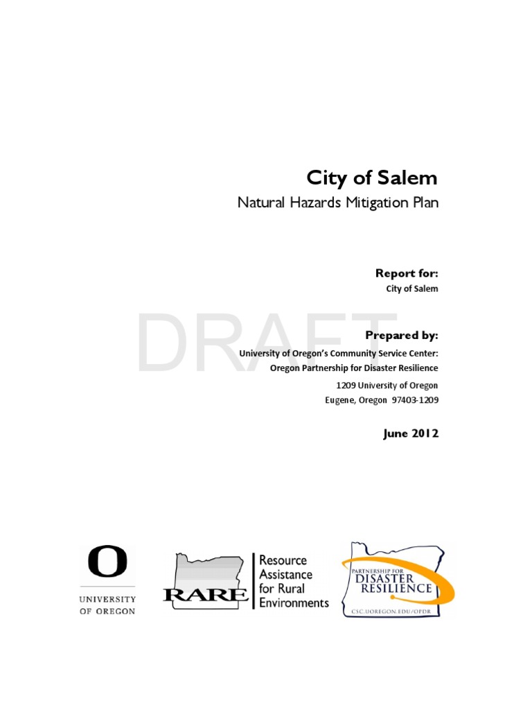 Natural Hazards Mitigation Plan | PDF | Emergency Management | Flood