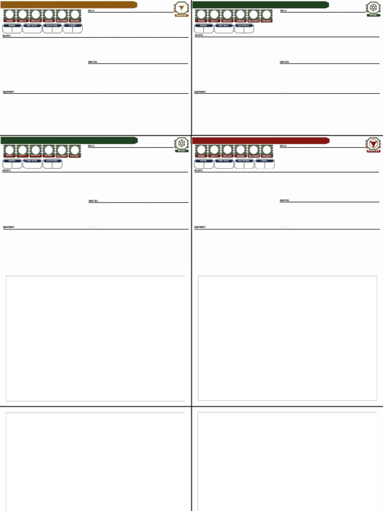 Large Adversary Cards With Backside | PDF