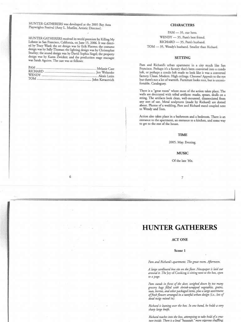 Hunter Gatherers | PDF