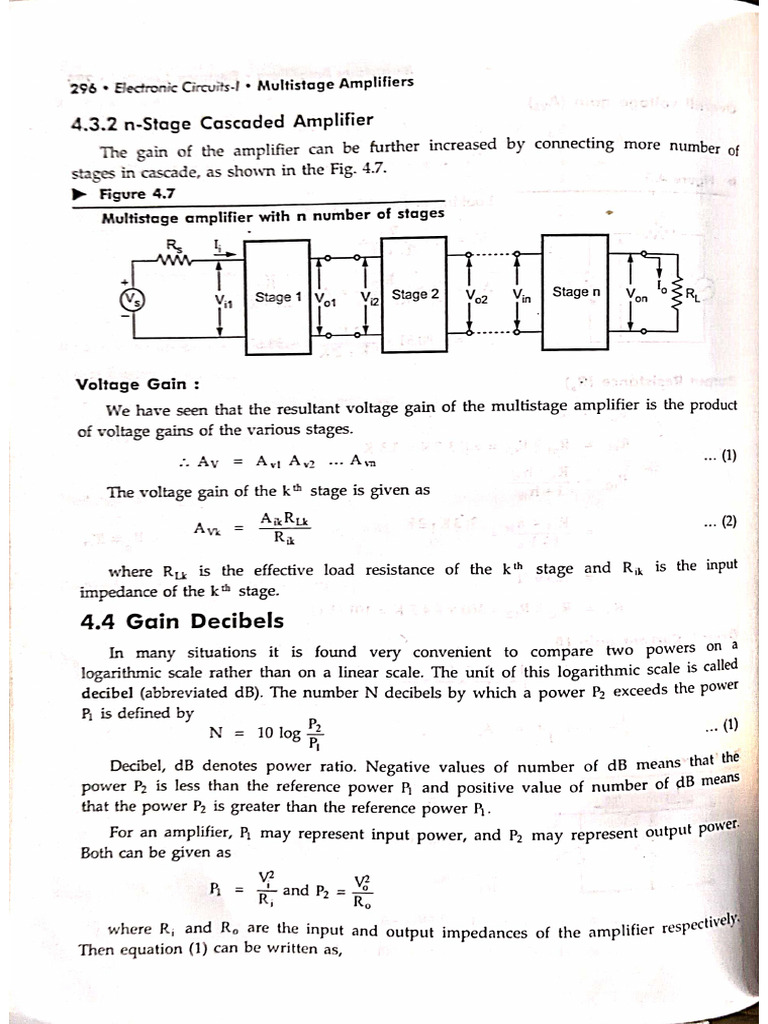 Multistage Amplifiers | PDF