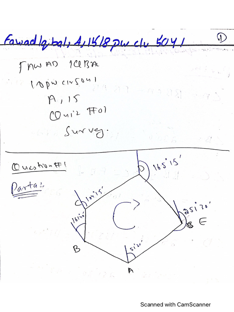 Quiz #1 (Went Very Bad) | PDF
