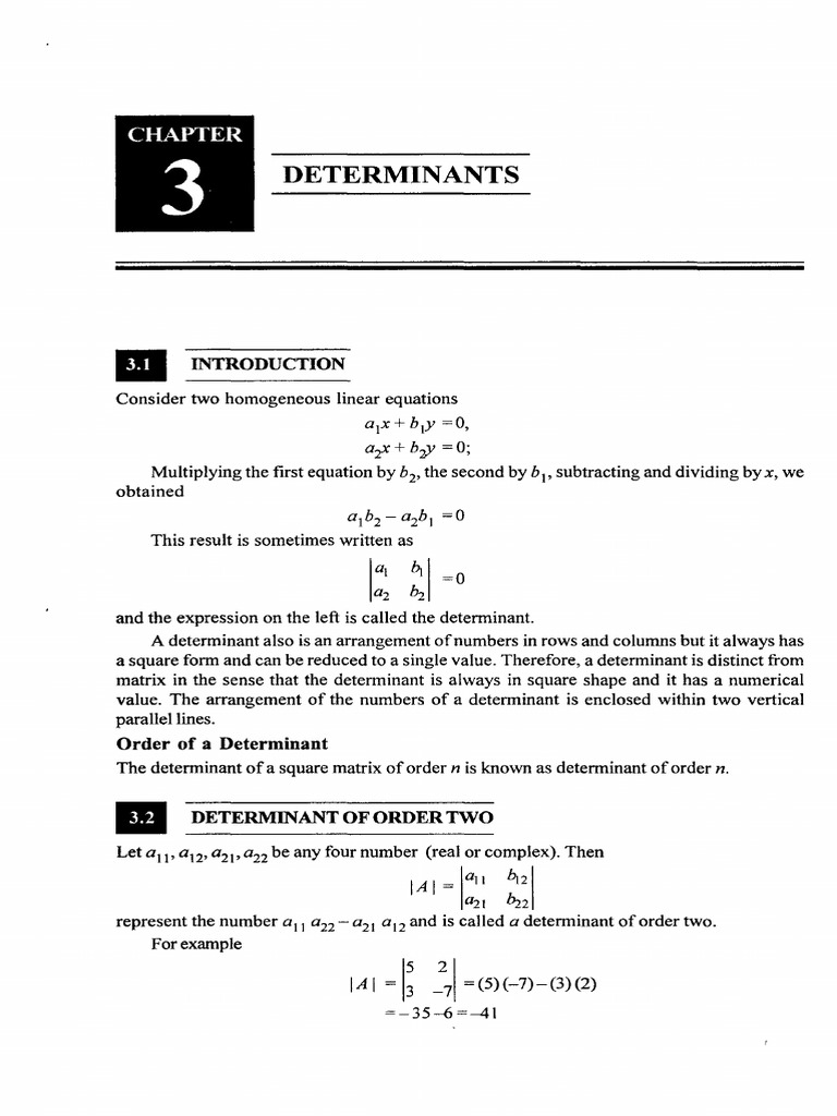 Determinant and Matrix 99 109-1-8 | PDF | Determinant | Matrix ...