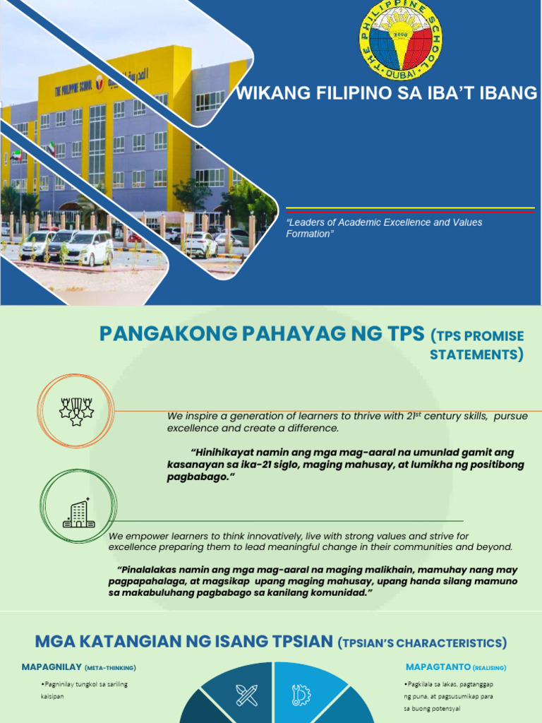 Week12 - Fil 11 Day 1 Wikang Filipino Sa Iba't Ibang Sitwasyon at ...