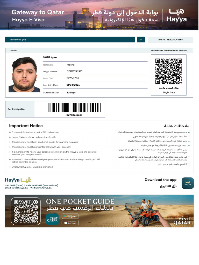 Entry Permit | PDF
