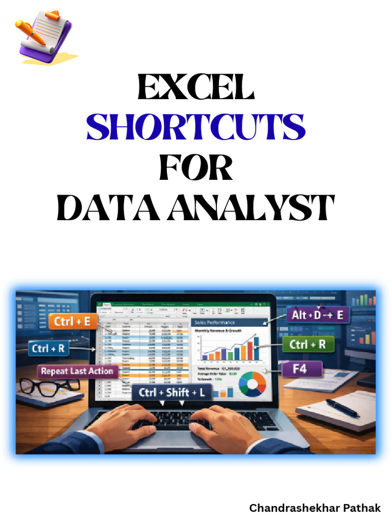 Excel Shortcuts For Data Analyst | PDF | Data Management | Computing