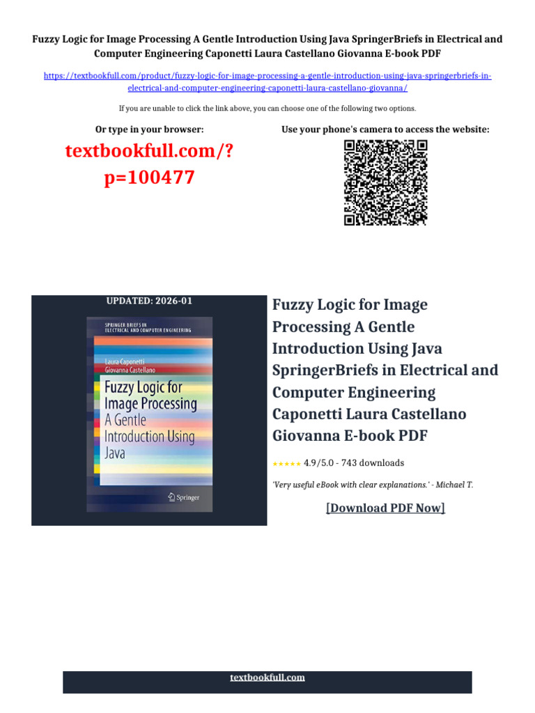 Fuzzy Logic for Image Processing A Gentle Introduction Using Java ...