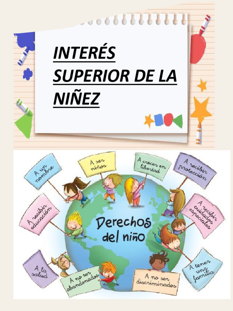 Interés Superior De La Niñez Pdf Derechos De Los Niños Adolescencia