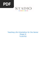 STADIO PGCE in Senior Phase & FET Teaching | PDF | Curriculum ...