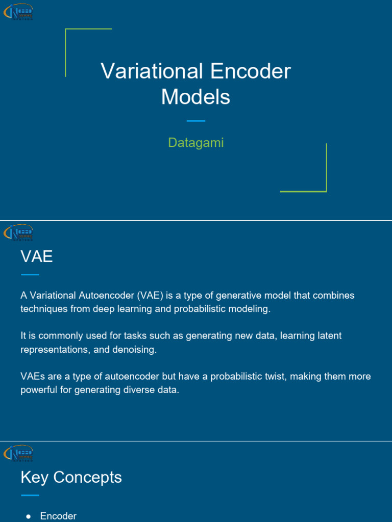 Variational Encoder Models: Datagami | PDF