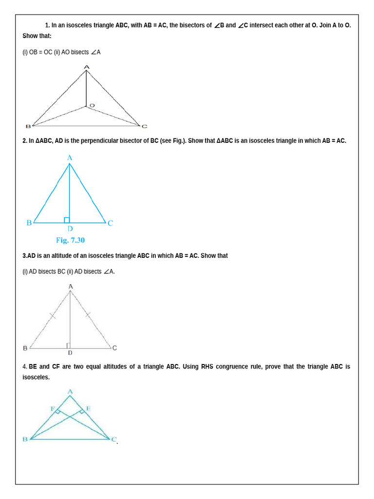 Triangles Test | PDF