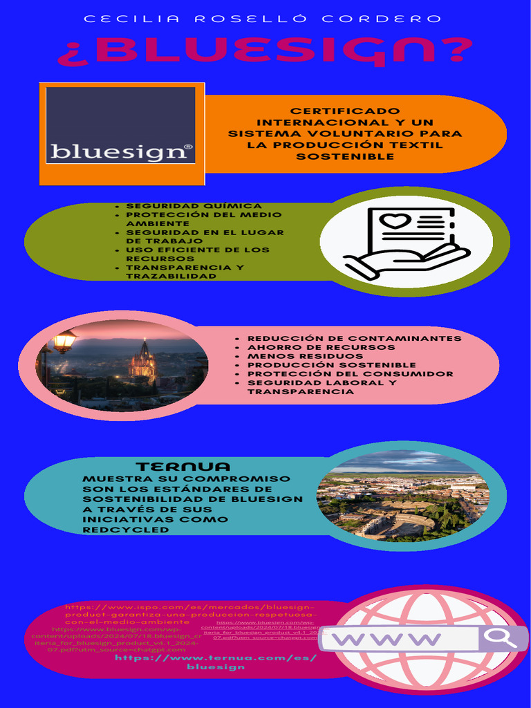 Infografía Bluesign | PDF