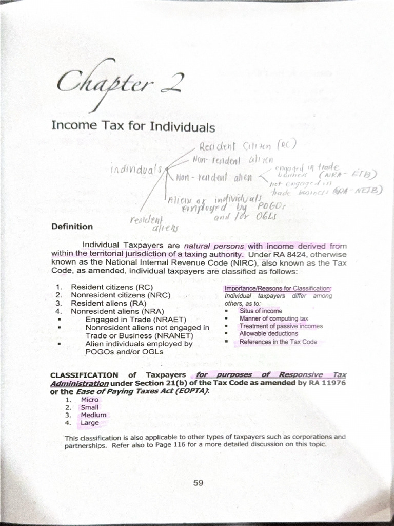 Chapter 2 - Individual Taxpayers | PDF