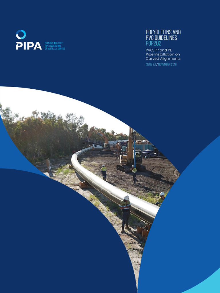 PIPA POP202 PVC PP and PE Pipe Installation On Curved Alignments Issue ...