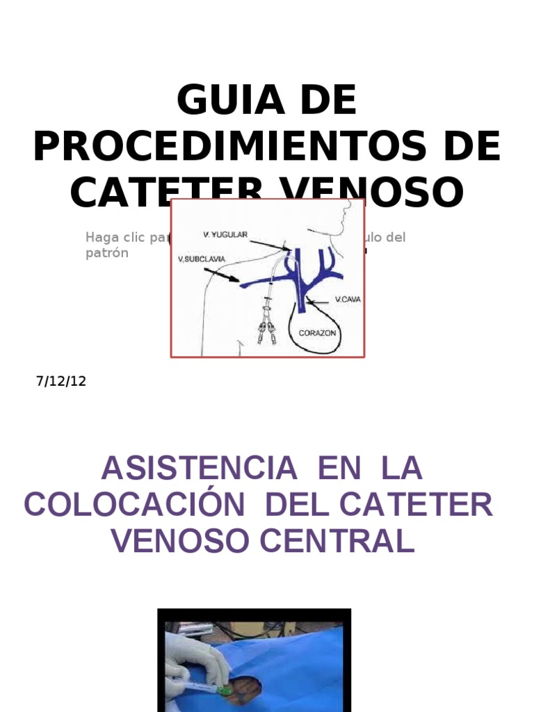 CVC | PDF | Tratamientos médicos | Especialidades Medicas
