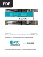 ECFMG EPIC Verification Guide | PDF | Identity Document | Courier