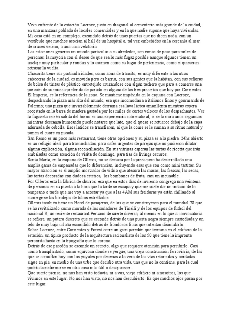 Chaca | PDF | Cocina | Alimentos