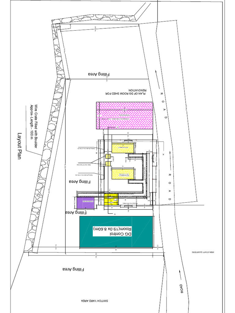 Lay out Plan- DG area | PDF