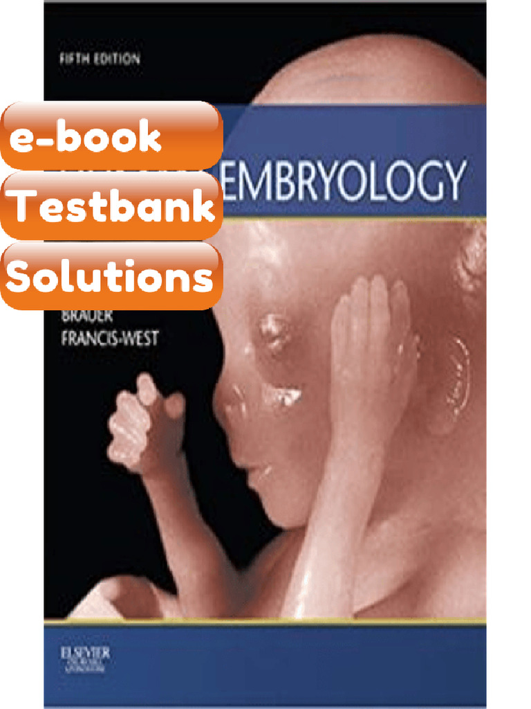 Testbank - Larsens Human Embryology 5th Edition Gary Schoenwolf Steven ...