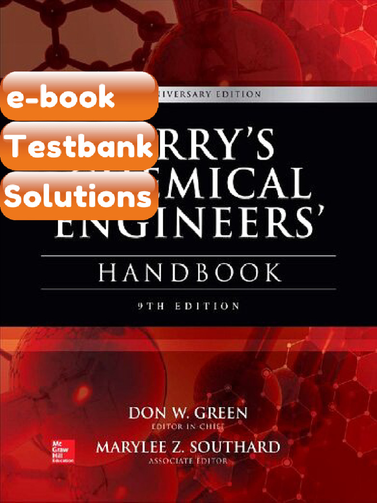 Perrys Chemical Engineers Handbook Ninth Edition 85Th Anniversary ...