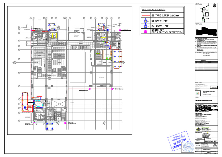 Ep-101.1 - Ground Floor Earthing Layout | PDF
