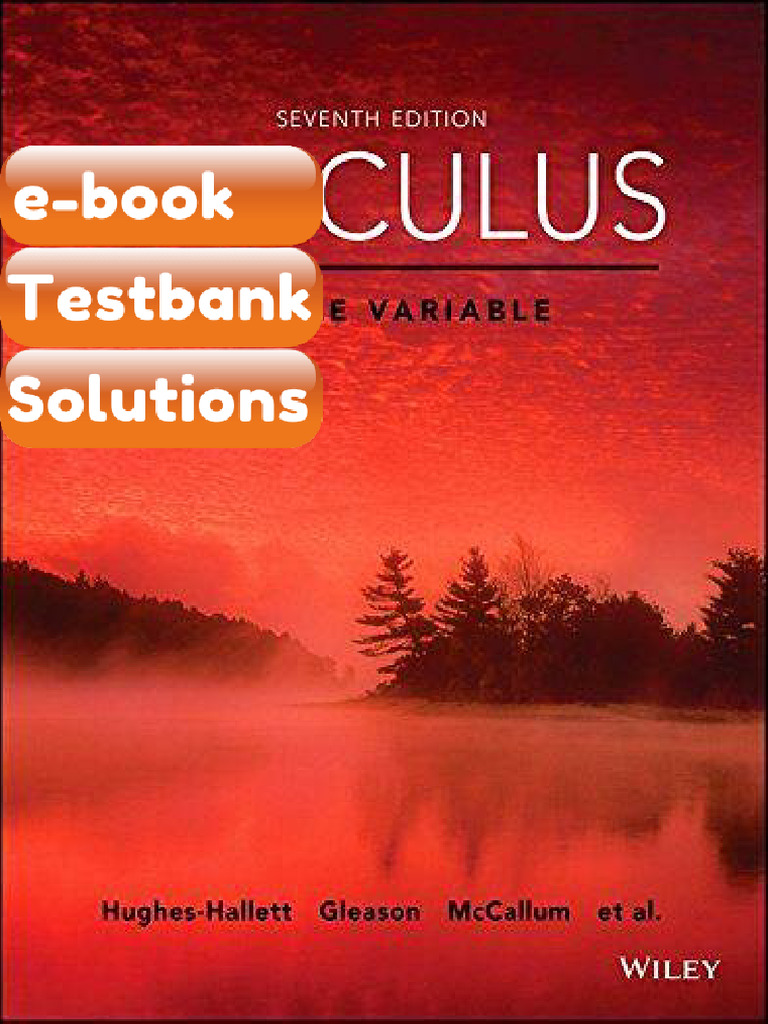 Ebook & Testbank Calculus Single and Multivariable 7th Edition | PDF