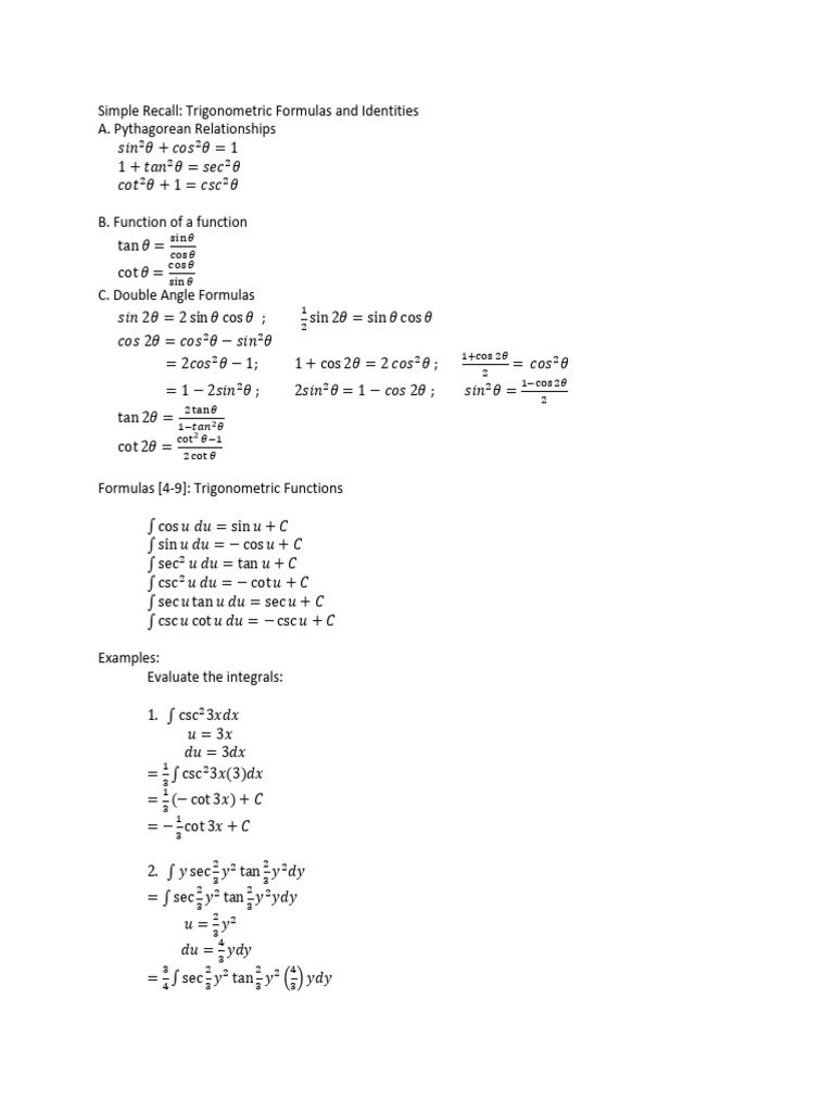 Trigonometric Functions | PDF | Functions And Mappings | Discrete ...