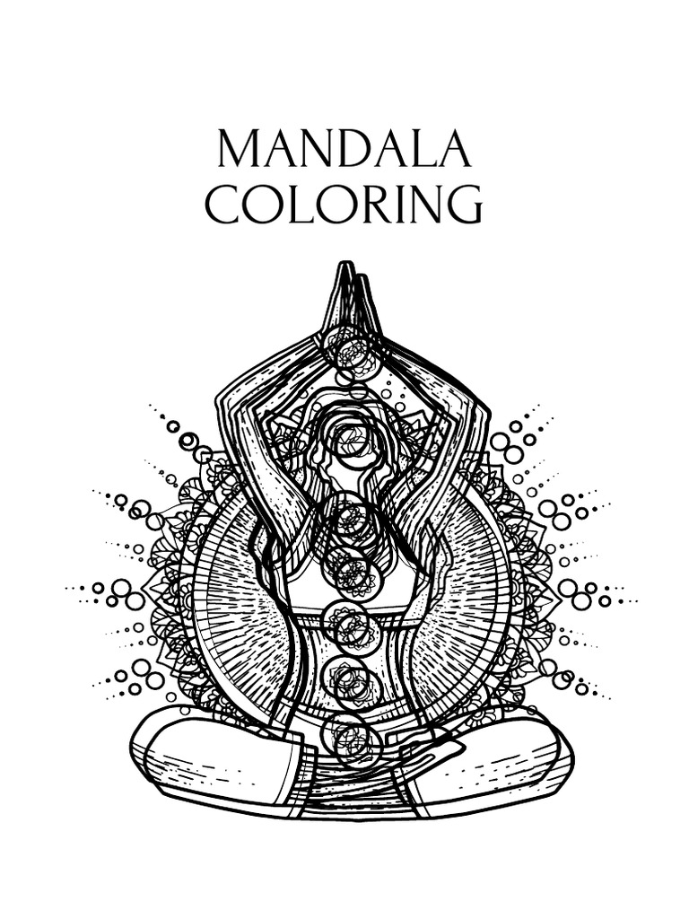 Minimalist Mandala Coloring Worksheet (2) | PDF