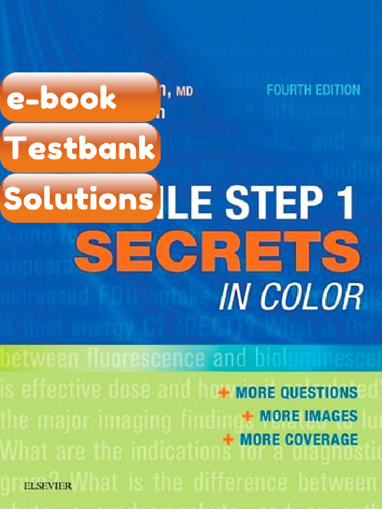 Usmle Step Secrets in Color 4th Edition Thomas a Brown eBook & Testbank ...