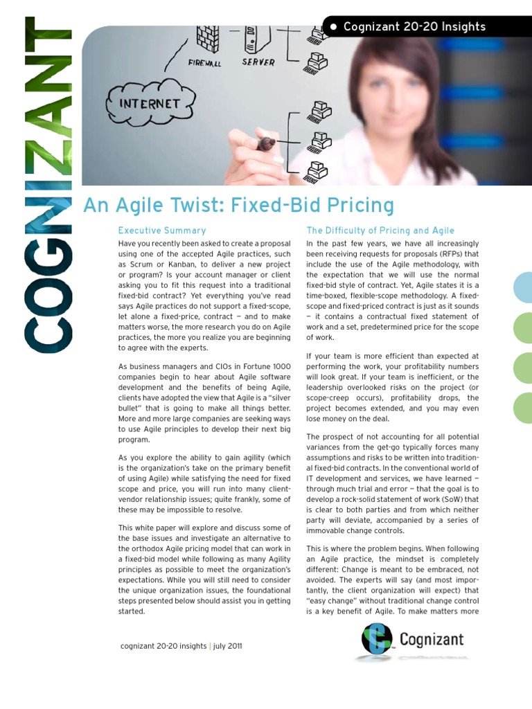 An Agile Twist: Fixed-Bid Pricing | PDF | Agile Software Development ...