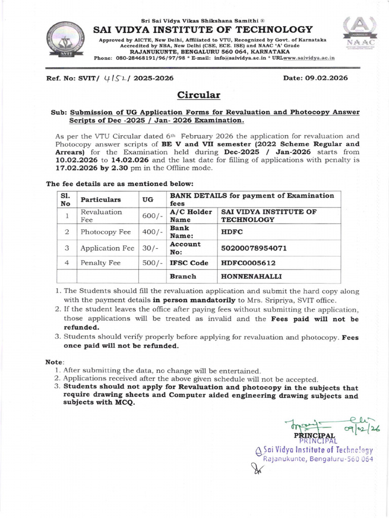 Circular No.4152, - Revaluation Form. | PDF | Services (Economics ...