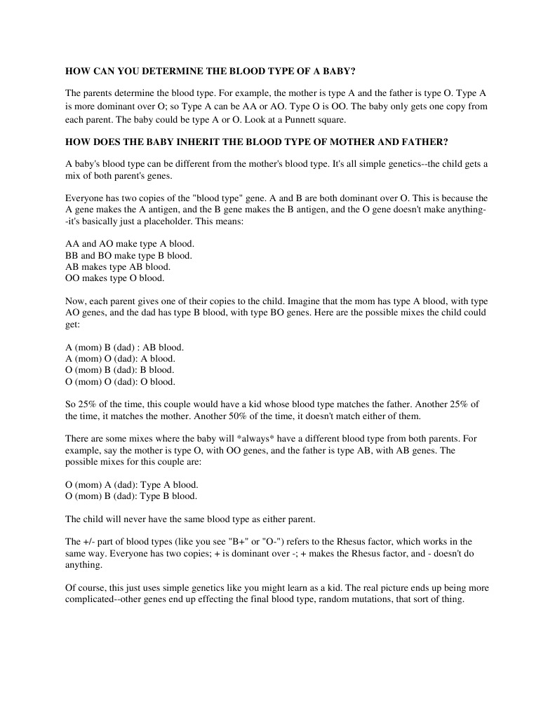 Blood Types | PDF | Blood Type | Antibody