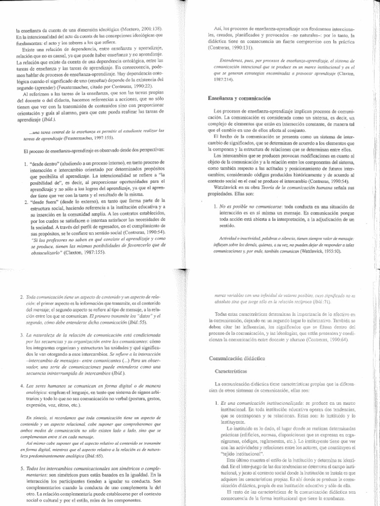 Asprelli La Didactica en La Formación Docente Cap 2 Selección Enseñanza ...