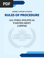 AIPPM Rules of Procedure Guide | PDF | Committee | Memorandum