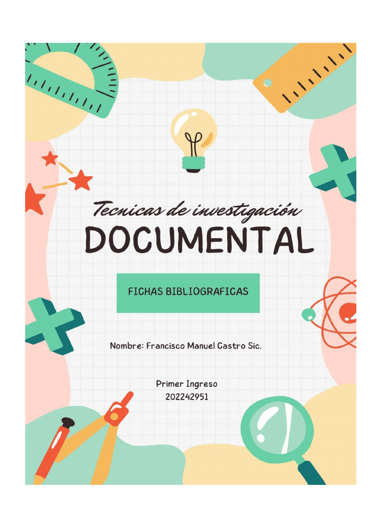 Fichas Bibliograficas Francisco Castro | PDF