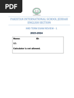 NCE 2023 Mathematics Exam Paper | PDF | Triangle | Speed