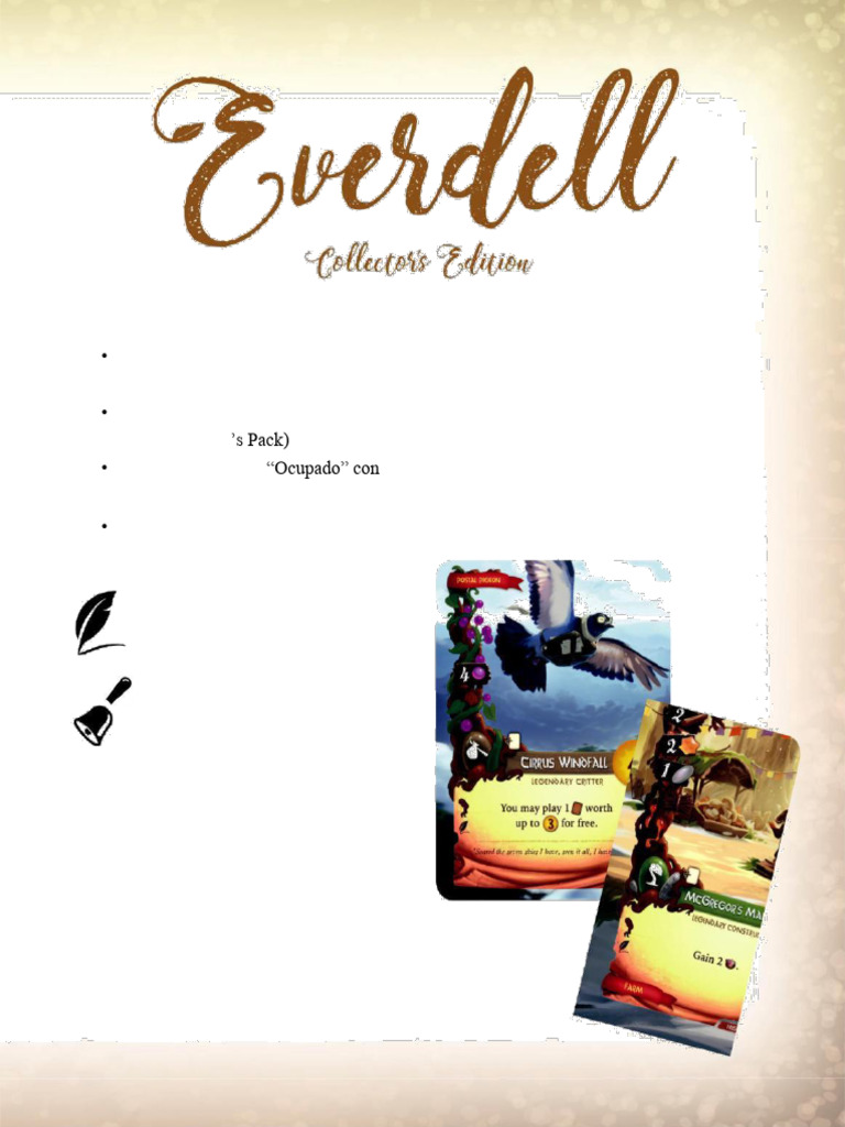 Everdell Reglas Edicion Coleccionista Spanish | PDF | Juegos de mesa ...