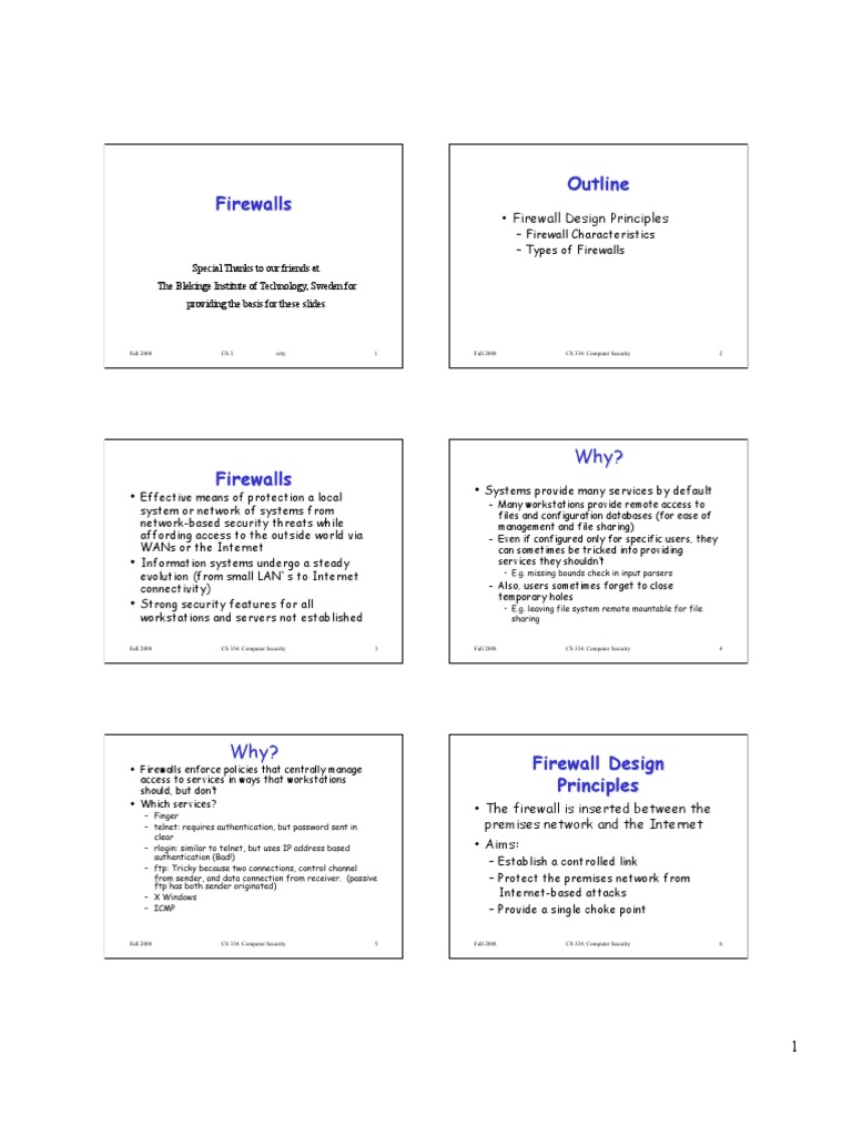 Firewalls | PDF | Firewall (Computing) | Transmission Control Protocol