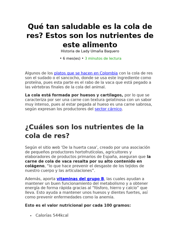 Cola, Carne D Res, Cerdo, y Tocino-30-09 | PDF | Carne | Alimentos
