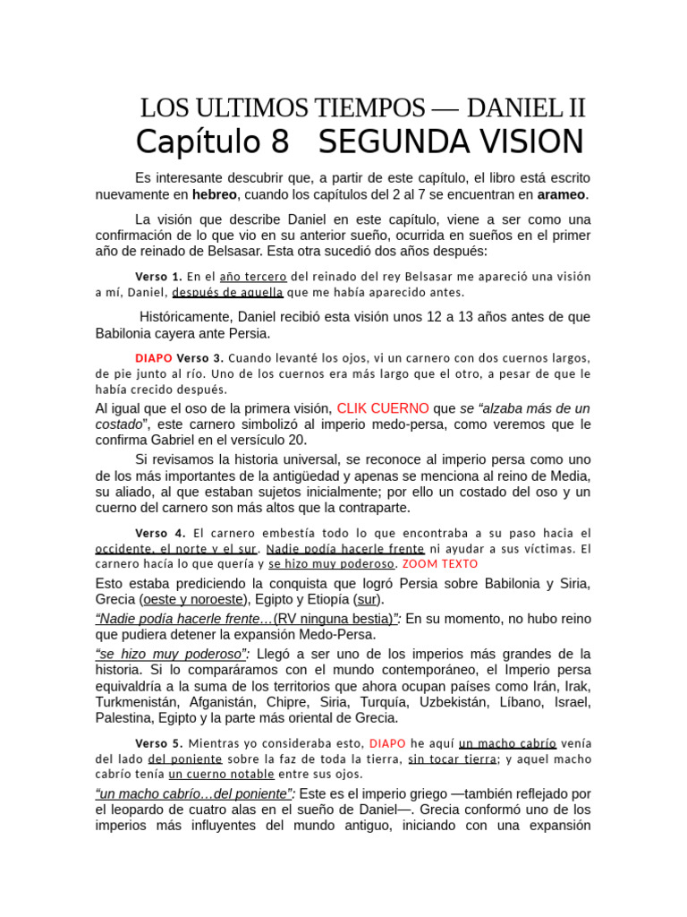 TEMAS - Daniel 2 - Primera Vision | PDF | Daniel (figura bíblica ...