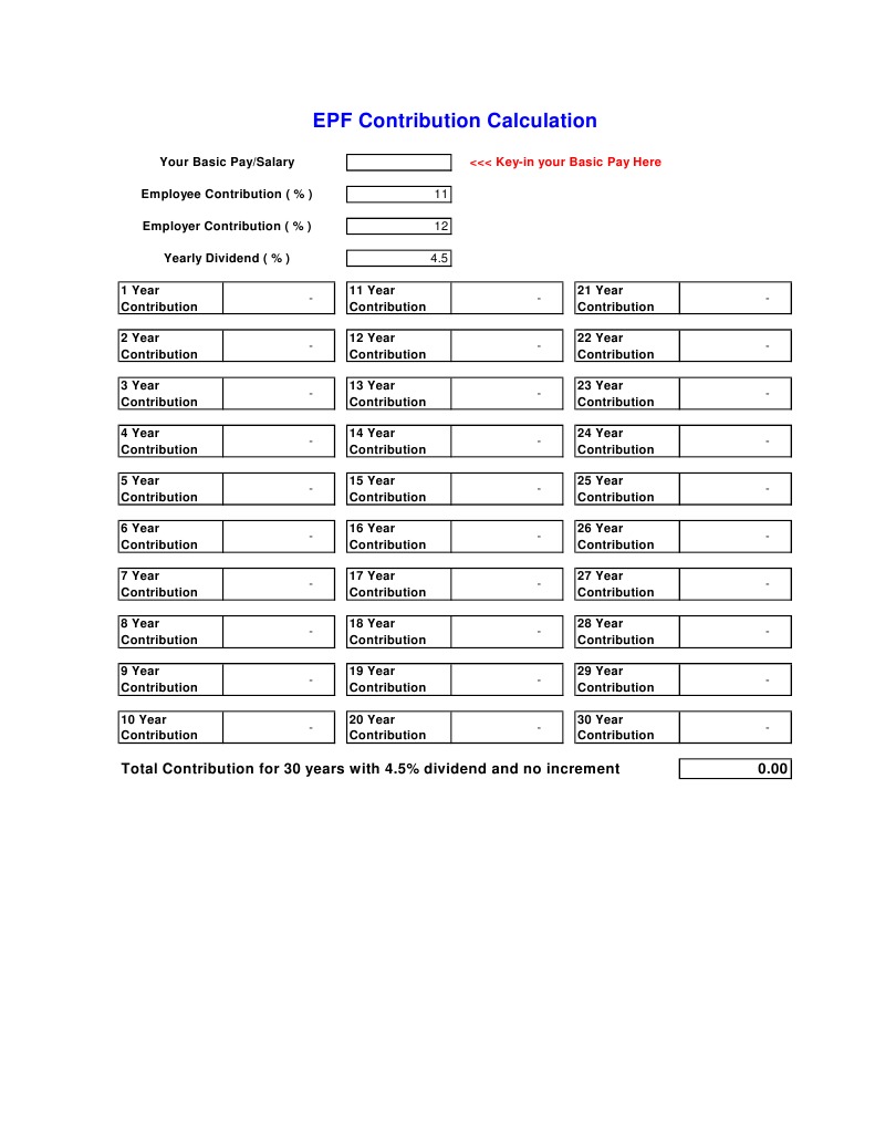 EPF Dividend Calculation Guide | PDF