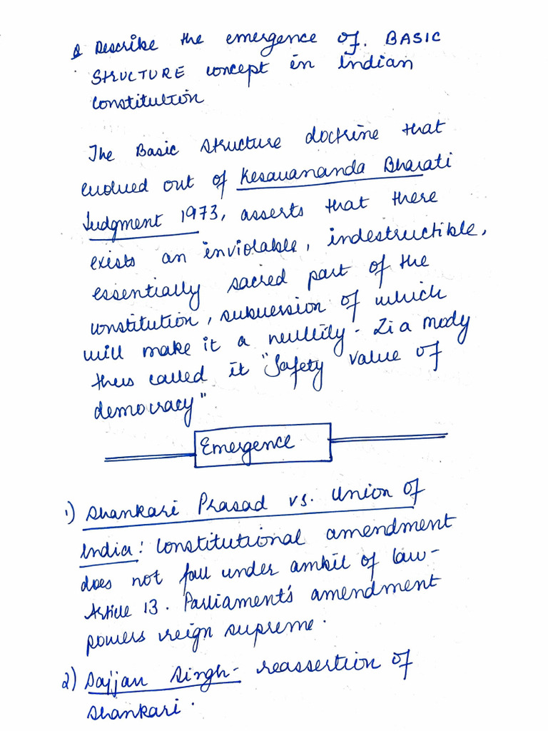 Doctrine of Basic Structure | PDF