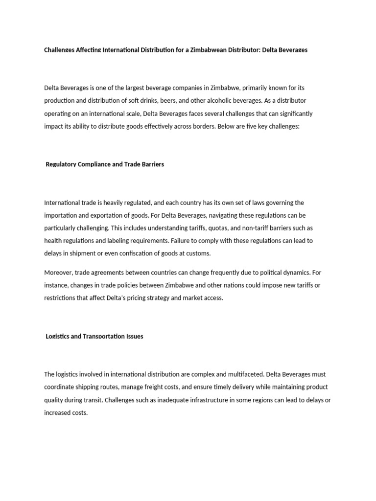 Logistics & Distribution GRP | PDF | Economies | Business