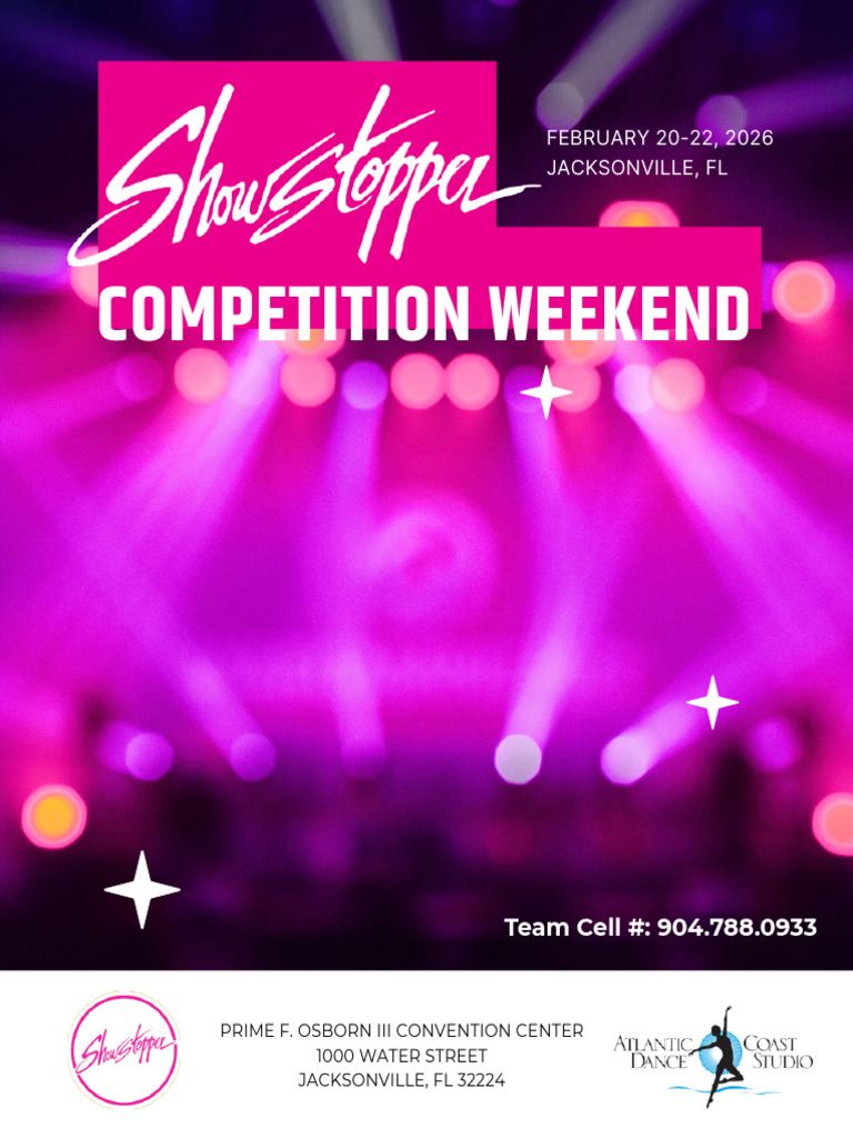Showstopper Competition Packet ACDS | PDF | Dances