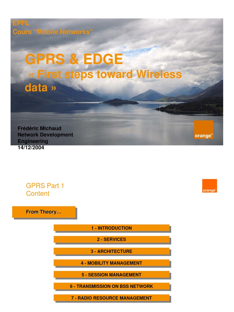 Gprs & Edge: First Steps Toward Wireless Data | PDF