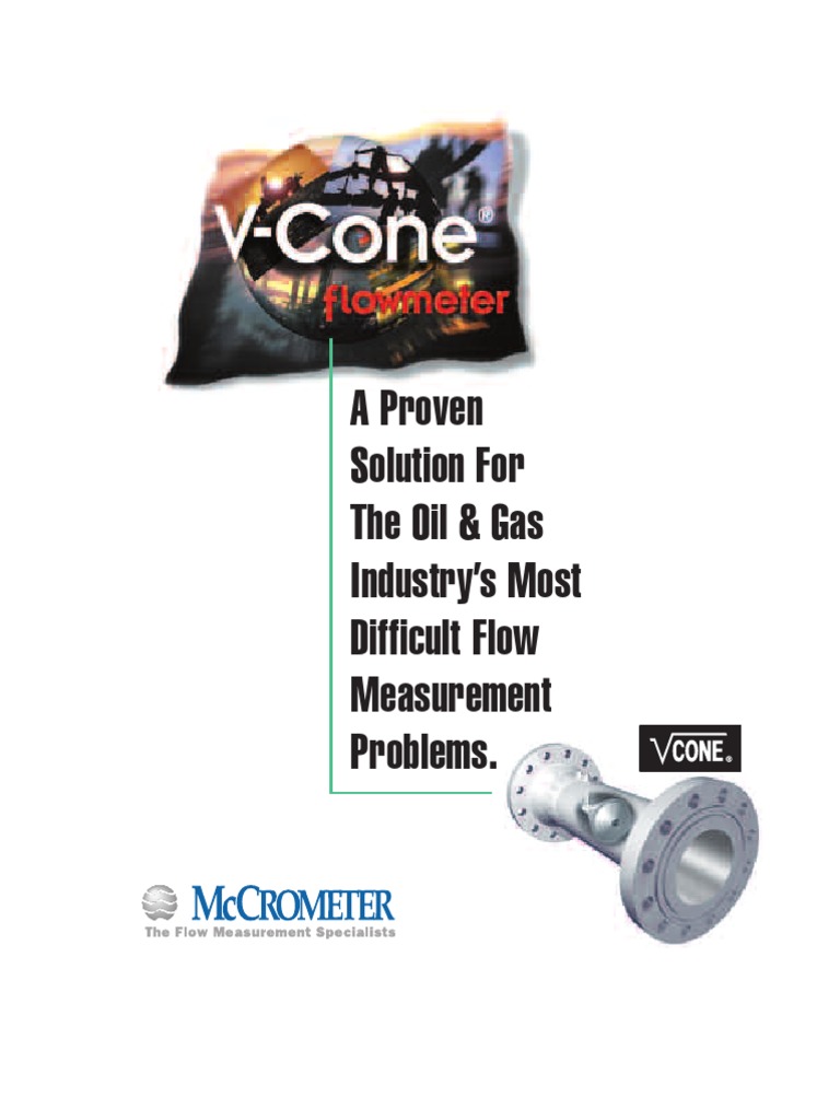 Cone Type Flow Meters | PDF | Flow Measurement | Natural Gas