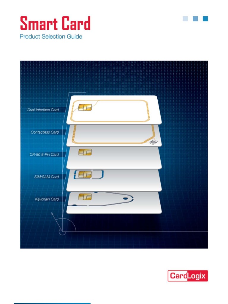 CardLogix 7100002K BKL Smart Card Product Selection Guide | PDF | Smart ...