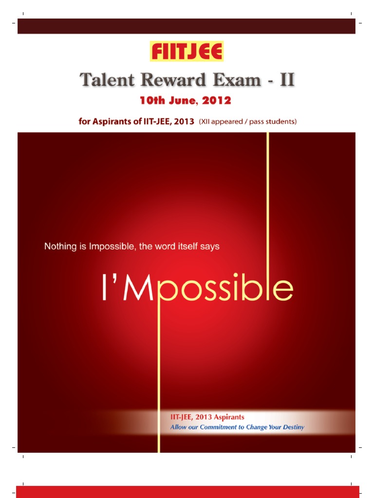 Brochure FTRE | Download Free PDF | Test (Assessment) | University And ...